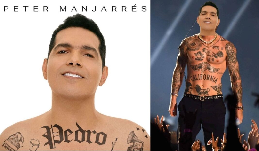 Peter Manjarrés perdió seriedad con el tatuaje ‘Pedro’ en su pecho