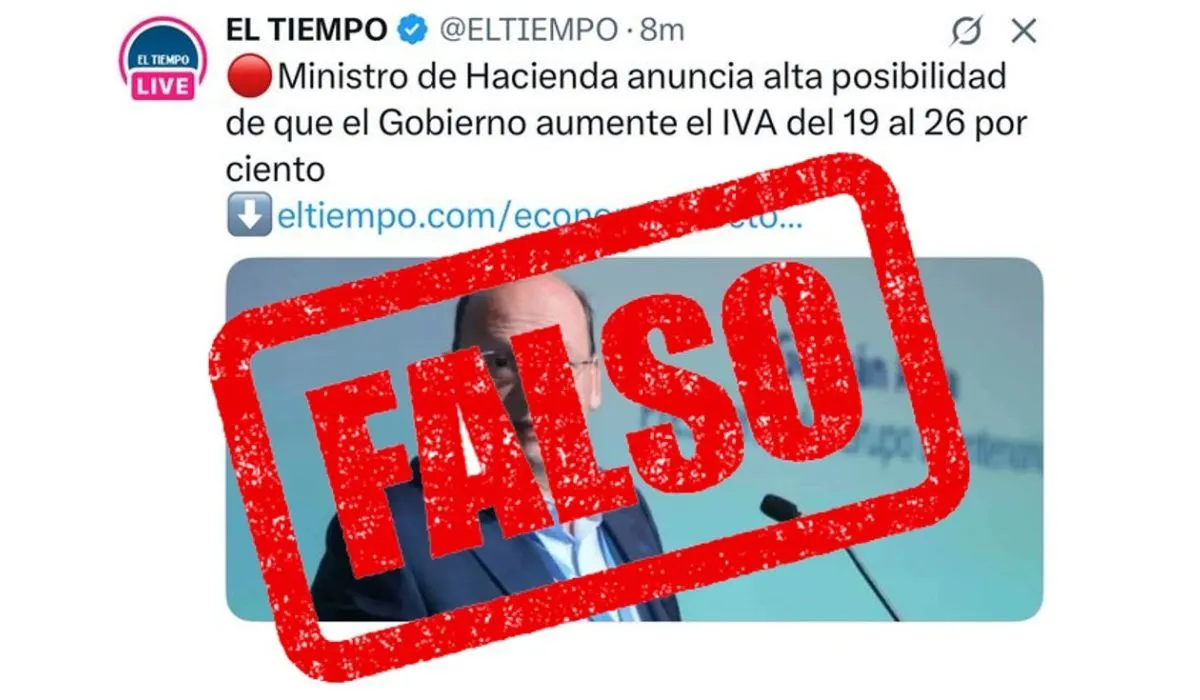 Noticia falsa del IVA: El Tiempo pide disculpas y su credibilidad se desploma