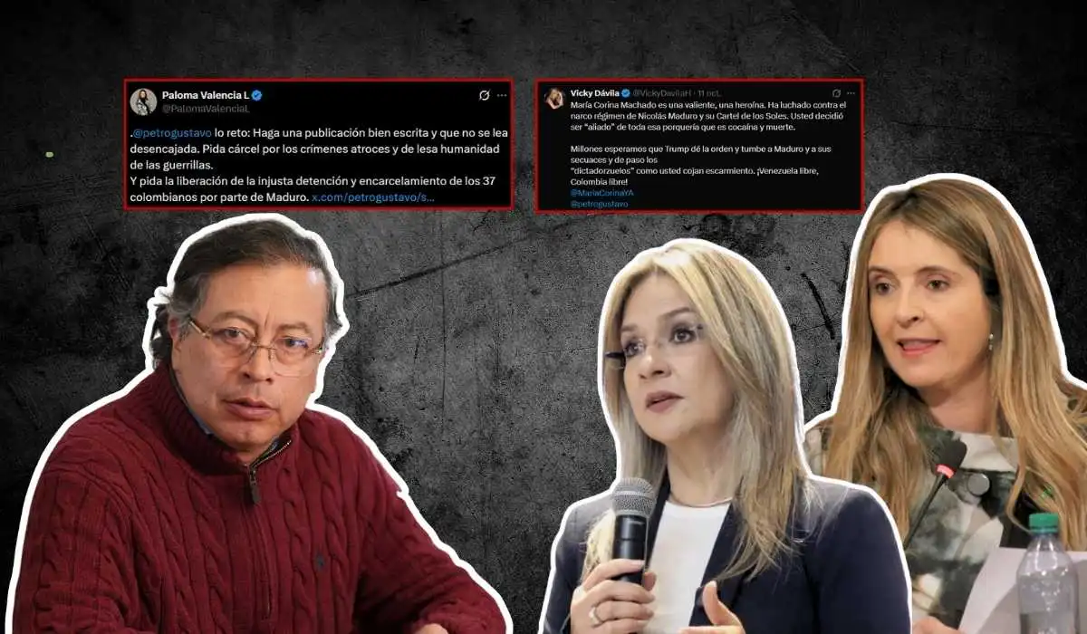 Vicky Dávila y Paloma Valencia critican la carta de Petro a María ...